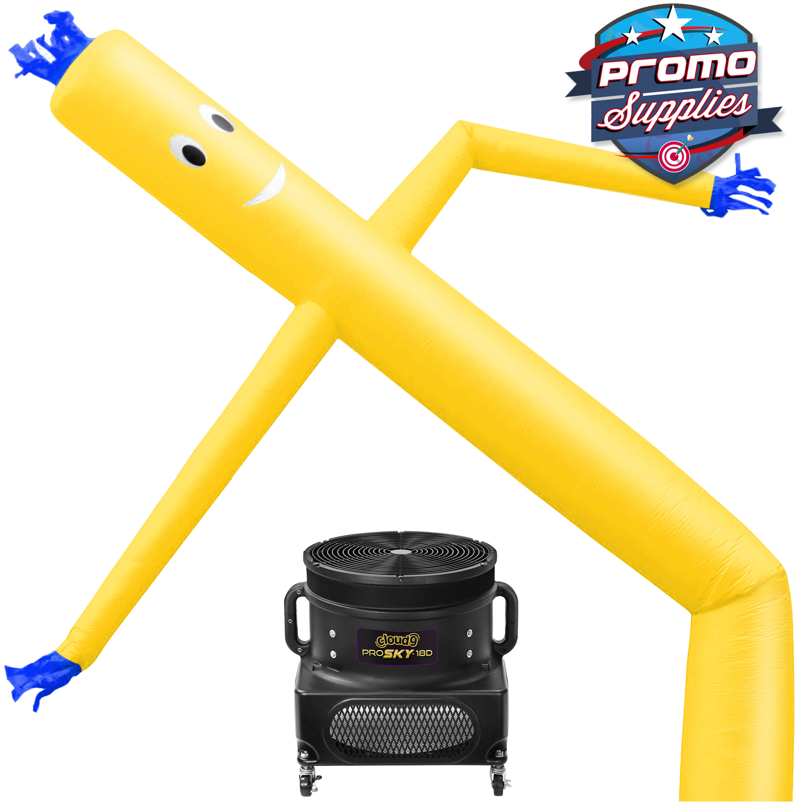 20 ft Inflatable Wacky Waving Tube Man with Blower - Dancing Air Puppet ...
