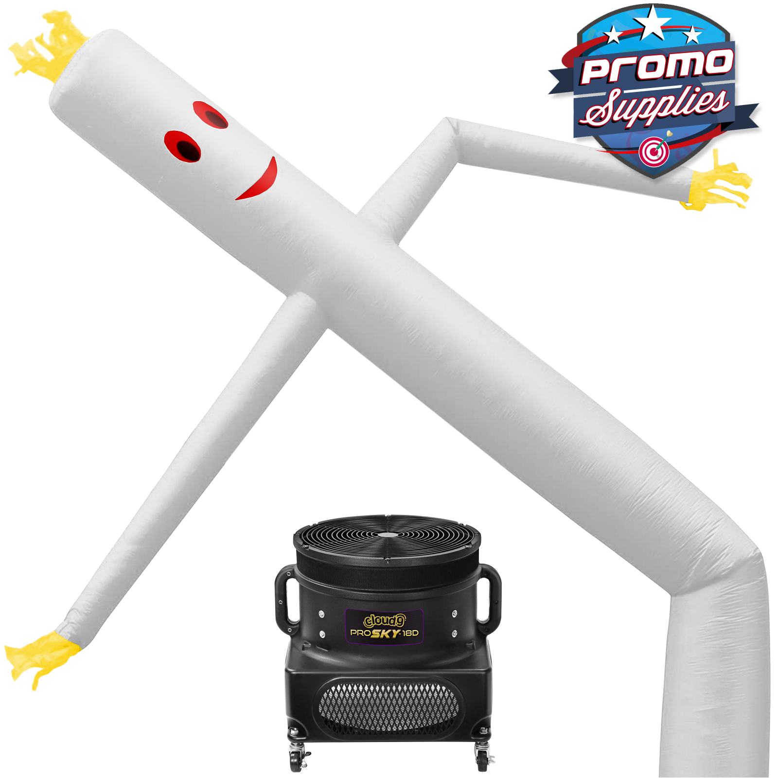 20 ft Inflatable Wacky Waving Tube Man with Blower - Dancing Air Puppet ...